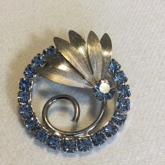 Jewelry | Danielle Elizabeth Sterling And Paste Brooch | Poshmark